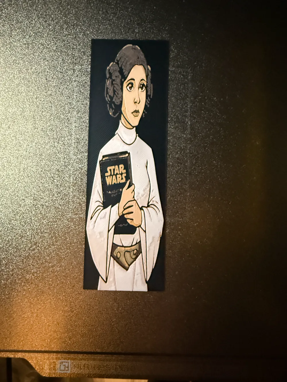 Princess Leia Starwars Bookmark HueForge by Viola's HueForge MakerWorld: Download Free 3D Models