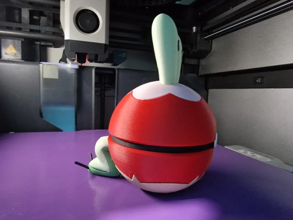 Applin Pokeball - Free 3D Print Model - MakerWorld