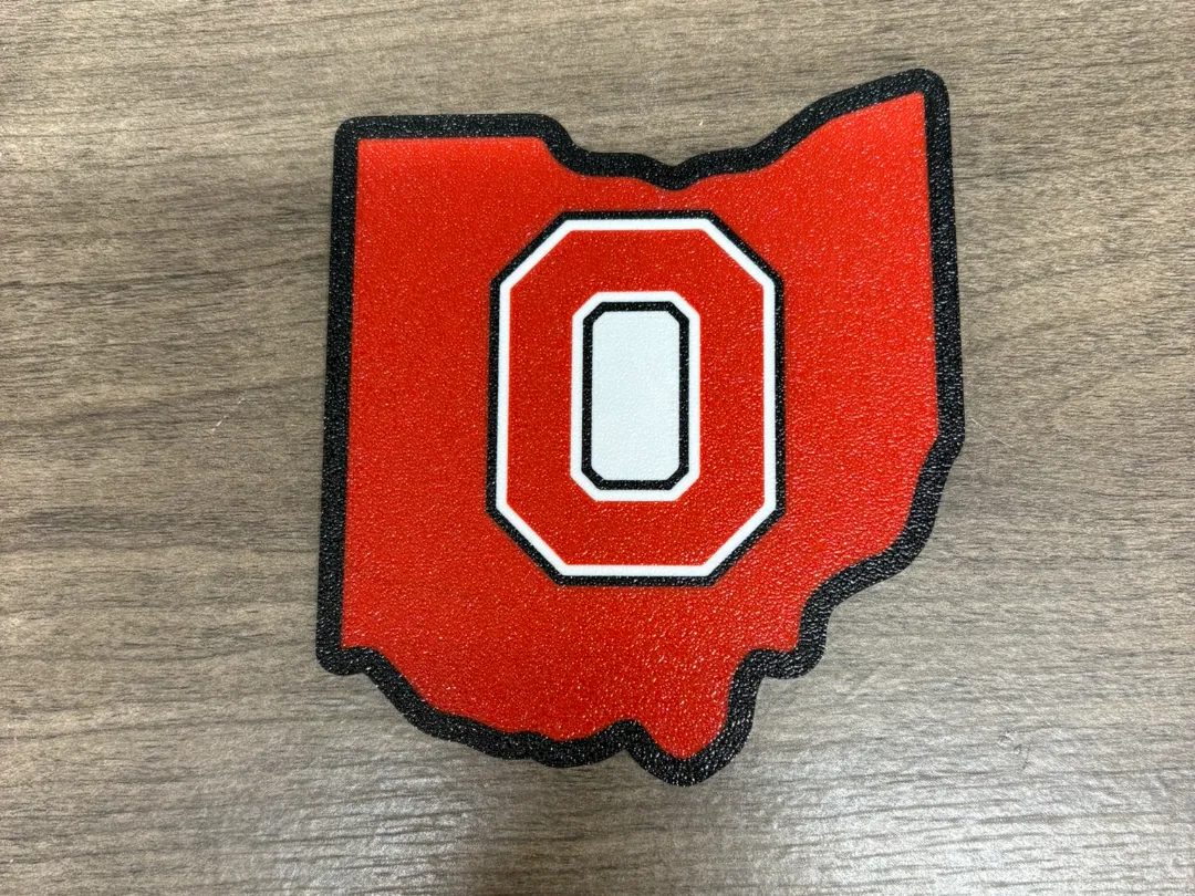 OSU - Ohio State Coaster - Free 3D Print Model - MakerWorld
