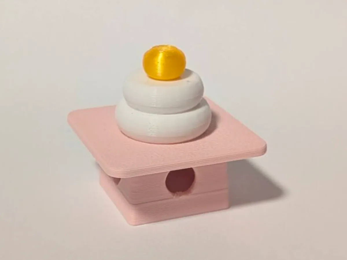 Kagami Mochi - Free 3D Print Model - MakerWorld