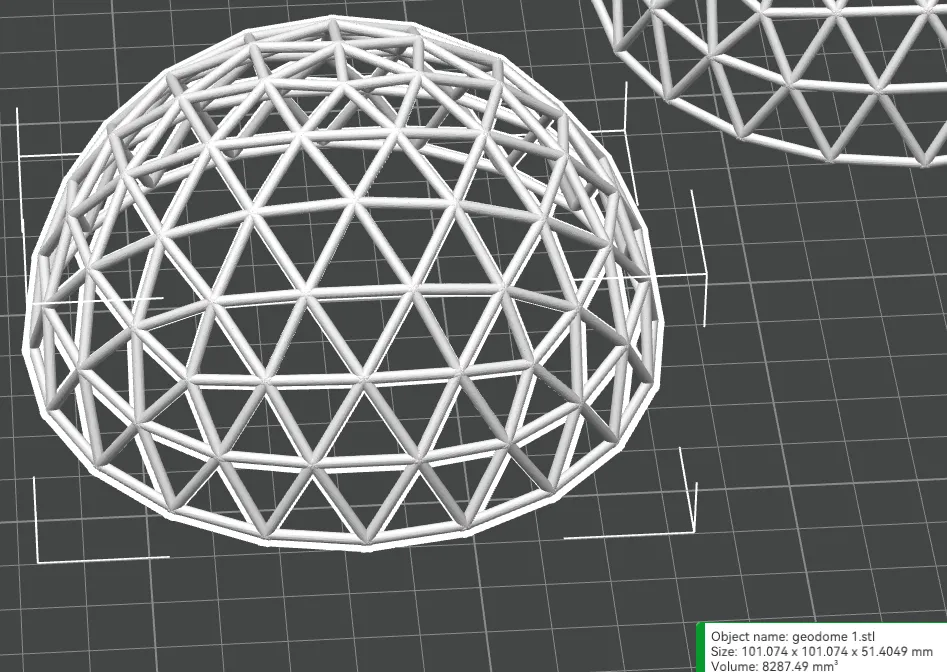 geometric dome - Free 3D Print Model - MakerWorld