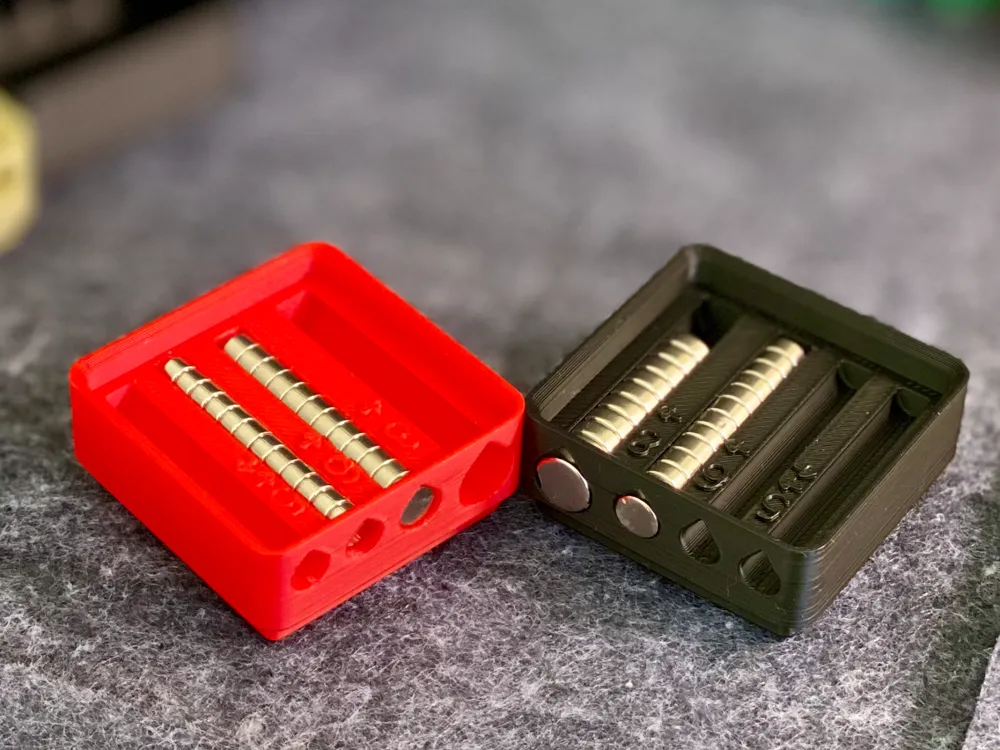 Compact Magnet Organizer (Gridfinity 1x1x2-3u) by Ming3D_G MakerWorld ...