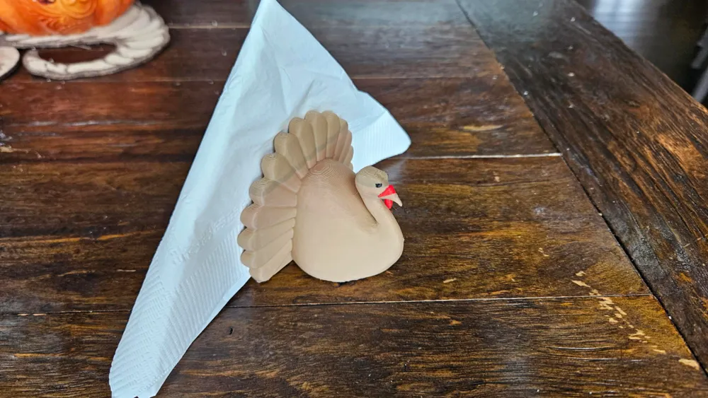 Thanksgiving Turkey Napkin Holder by dehart007 - MakerWorld
