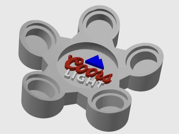 Coors Light Bowling Ball Spinner by Heart Of Dixie 3D - MakerWorld