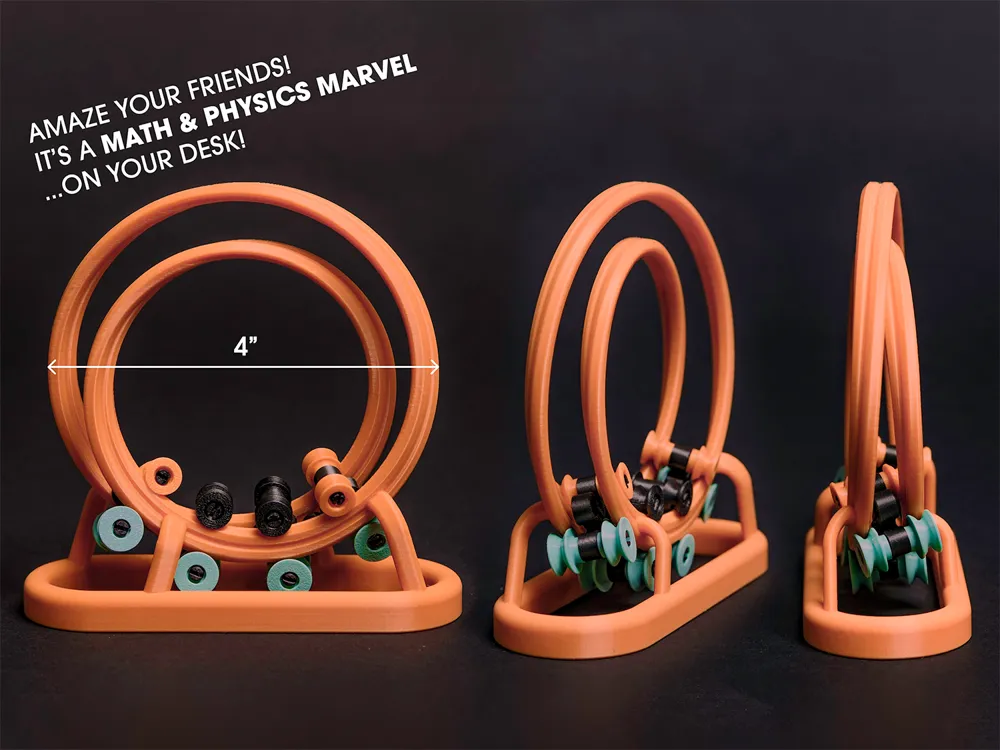 The Möbius Flip Handheld Roller Coaster - Free 3D Print Model - MakerWorld