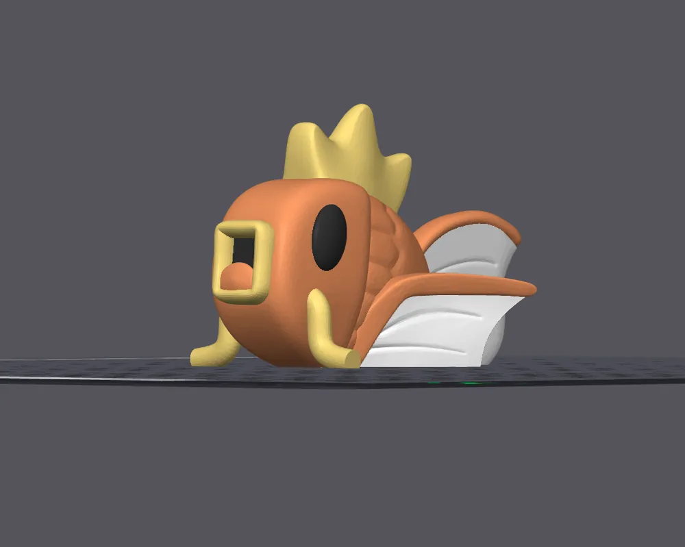 Chibi-Style Pokémon: Magikarp by Mekai_3D MakerWorld: Download Free 3D ...