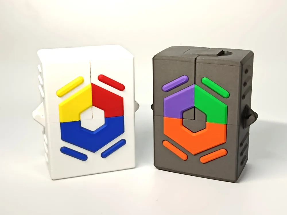 "Tesseract" Deck Box | Magic, Pokemon, Lorcana - Free 3D Print Model ...
