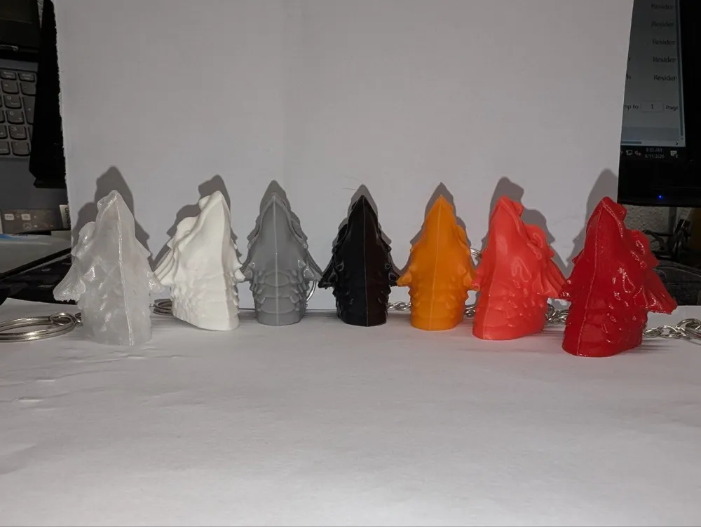 Dragon Head Keychain – easy and fast to print - Free 3D Print Model ...