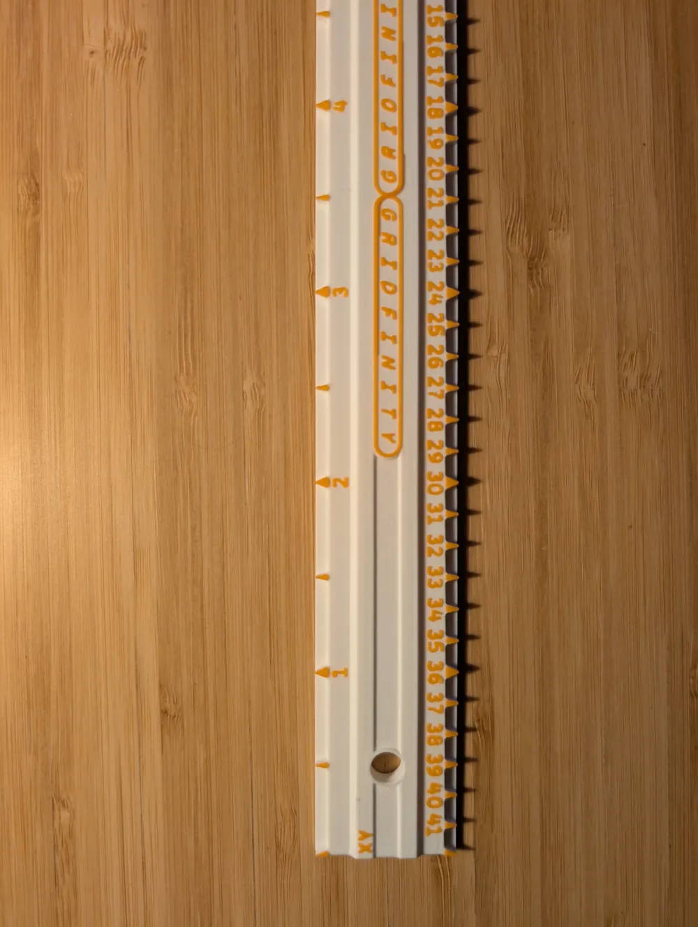 Gridfinity Ruler MKII LTR Version [7 Unit Length] by engineering by ...