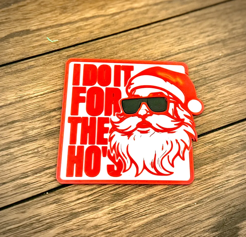 I do it for the Ho's Santa Coaster by Waveprint - MakerWorld