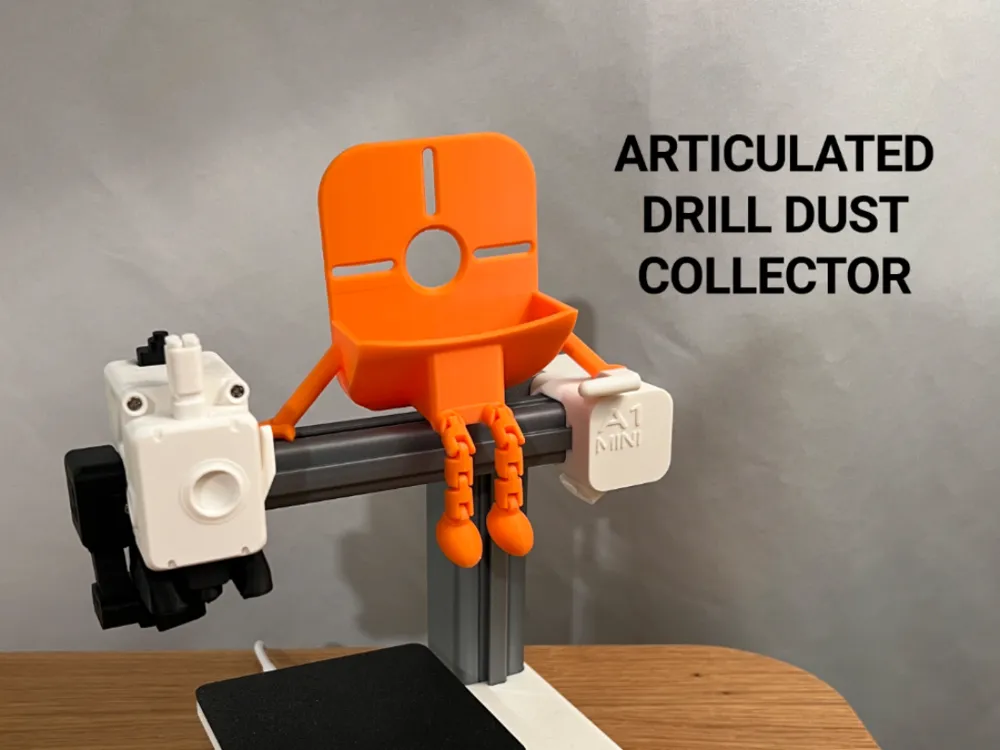 Articulated Drill Dust Collector by fifindr - MakerWorld