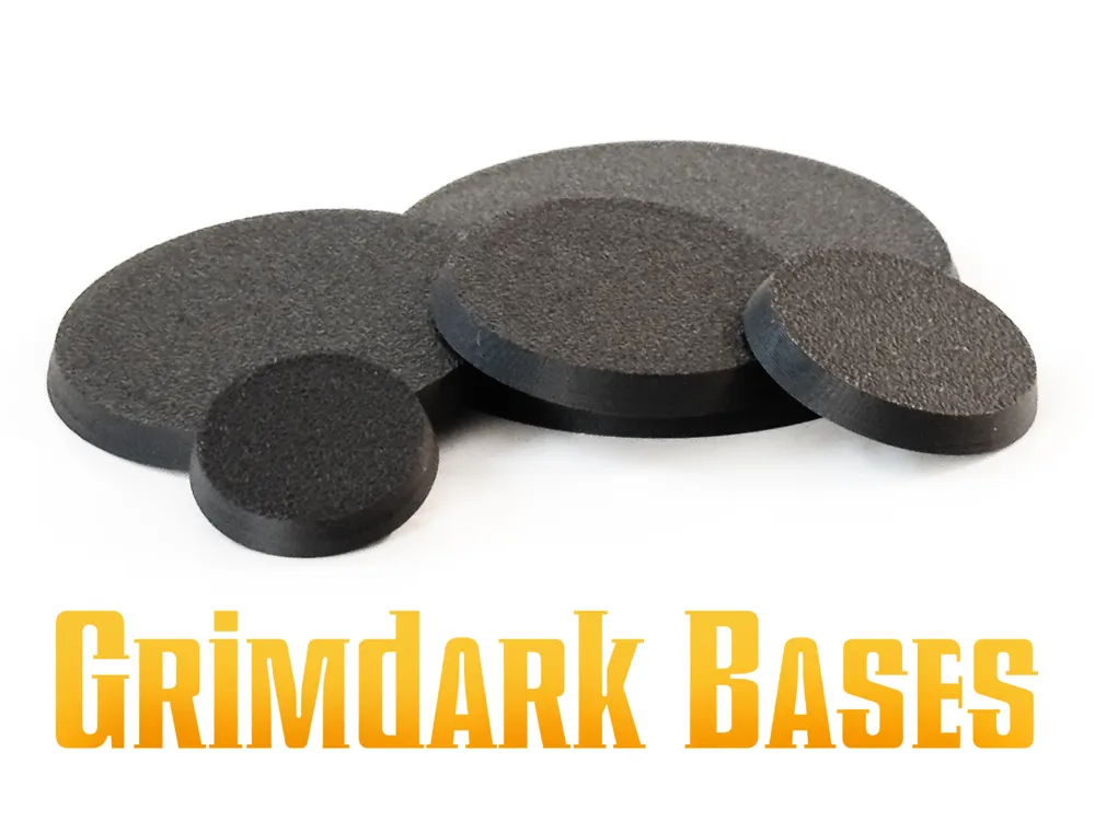 Grimdark miniature bases by Peter MakerWorld: Download Free 3D Models