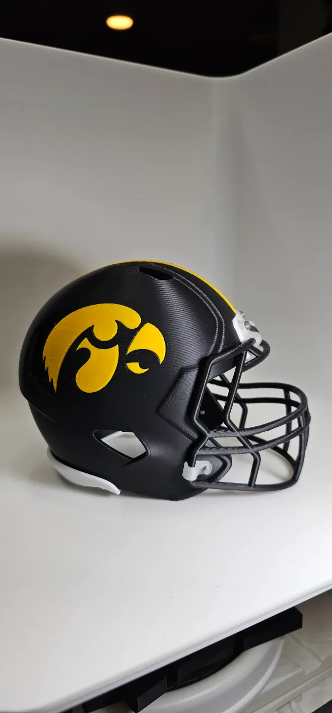 Iowa Hawkeyes Football Helmet - Free 3D Print Model - MakerWorld