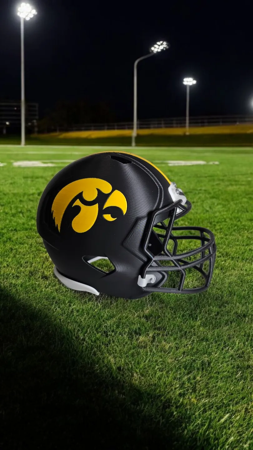 Iowa Hawkeyes Football Helmet - Free 3D Print Model - MakerWorld