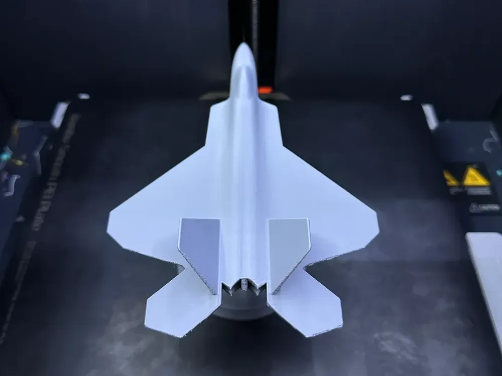 F-22 Raptor fighter jet, aircraft (super smooth version, with wheels ...