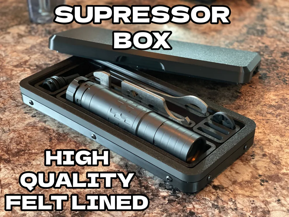 Silencer Storage box | Felt lined storage - Free 3D Print Model ...