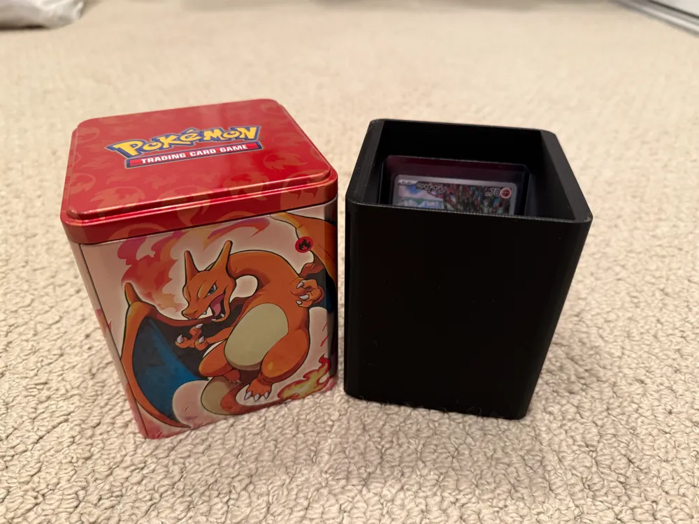 Pokemon Stacking Tin Insert: Top Loader by pandamnky2020MakerWorld ...