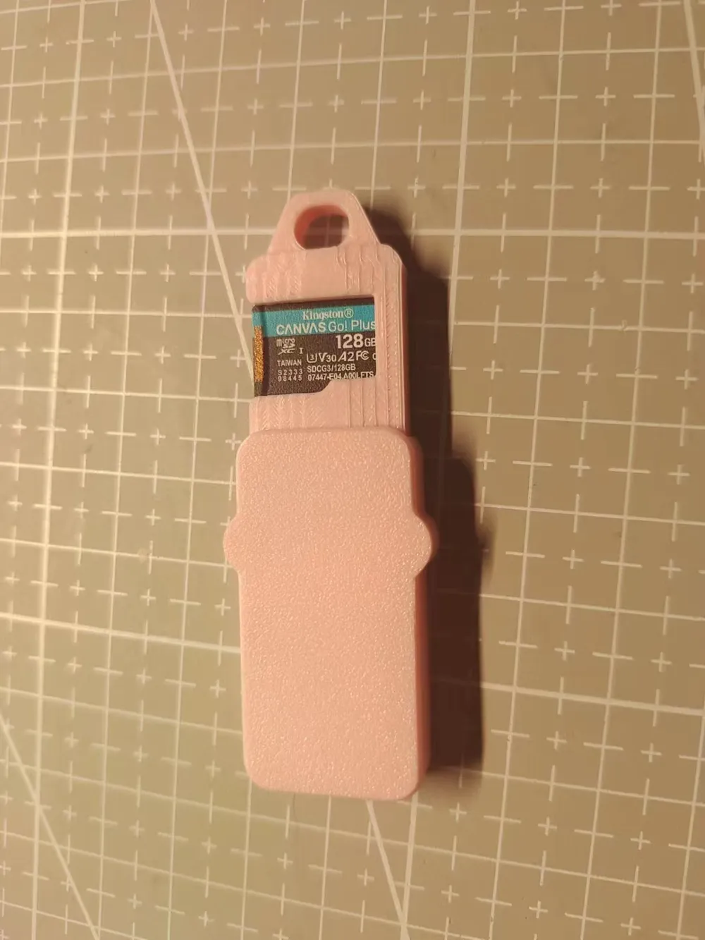Micro SD Card Holder Keyring Remixed by 八哲 - MakerWorld