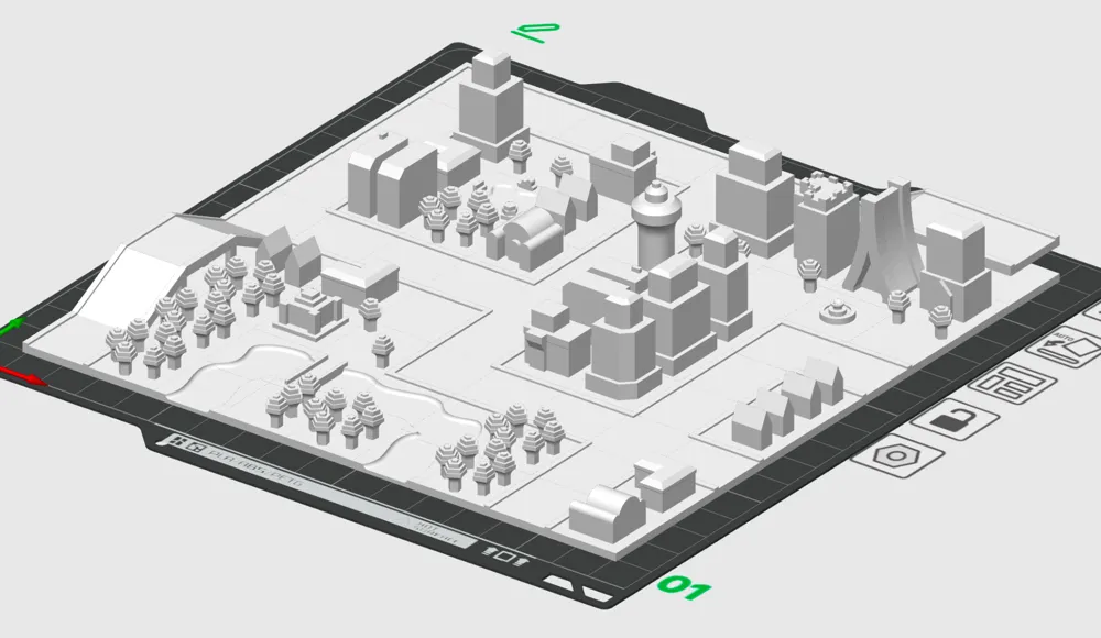Urban Planning 3D sketching kit by Analog Elem - MakerWorld