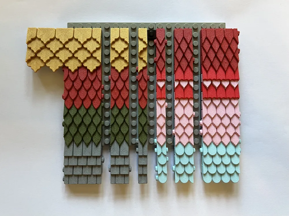 L E G O compatible roof shingle - Diamond pattern by Tumki MakerWorld ...