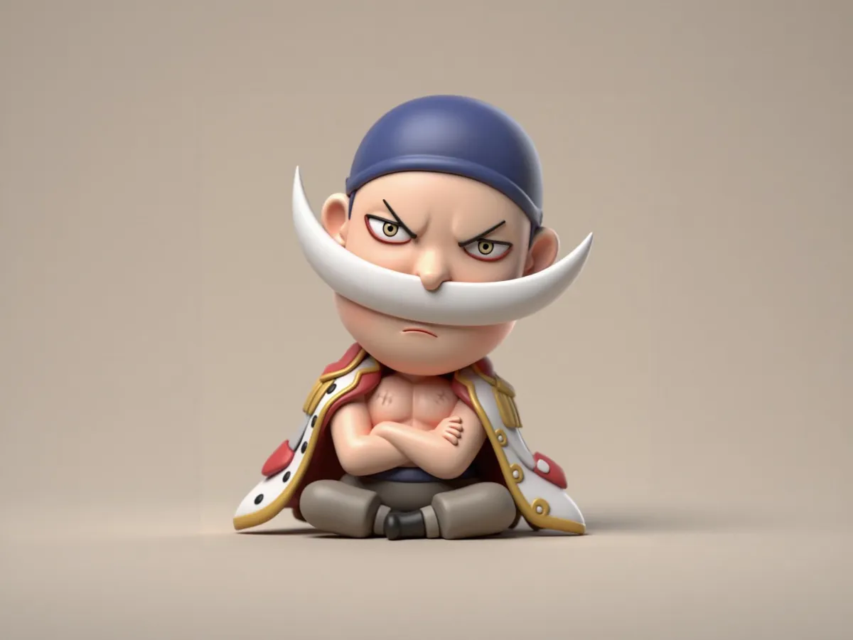 Whitebeard - One Piece Straw Hat Pirates merchandise figure - children ...