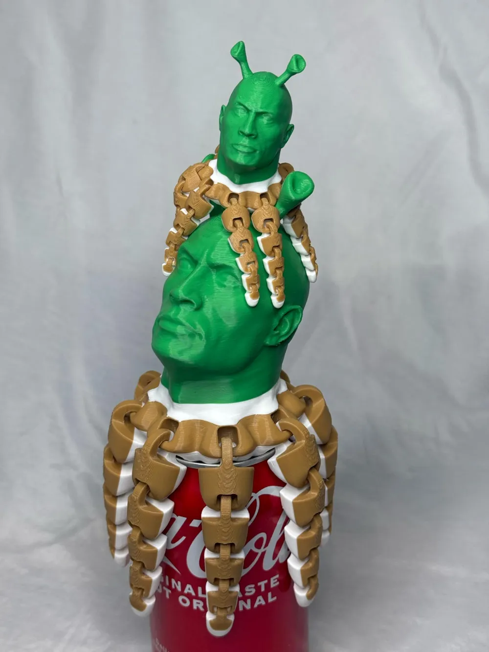 Shroktopus - Shrek "The Rock Johnson" Octopus - Free 3D Print Model ...