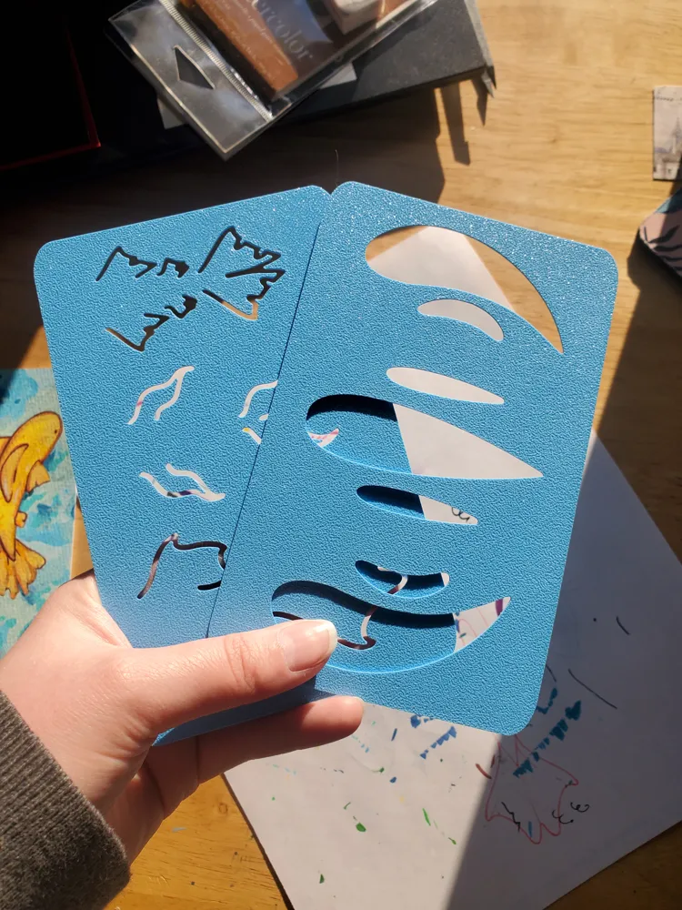 Build-A-Fish Stencil Set by byterr - MakerWorld