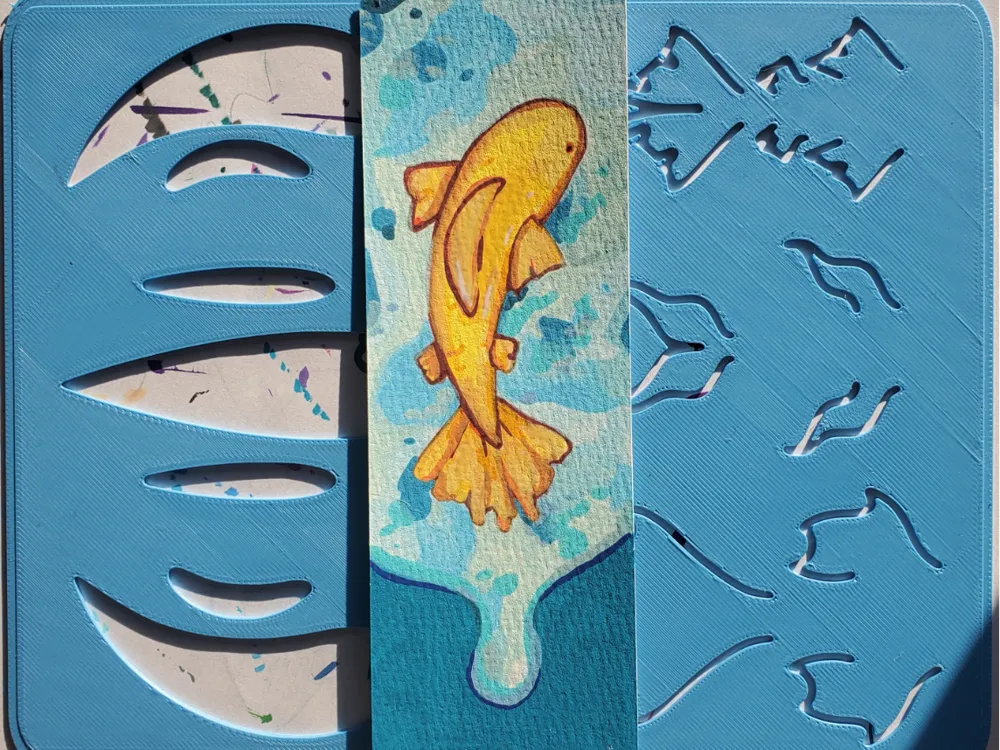 Build-A-Fish Stencil Set by byterr - MakerWorld