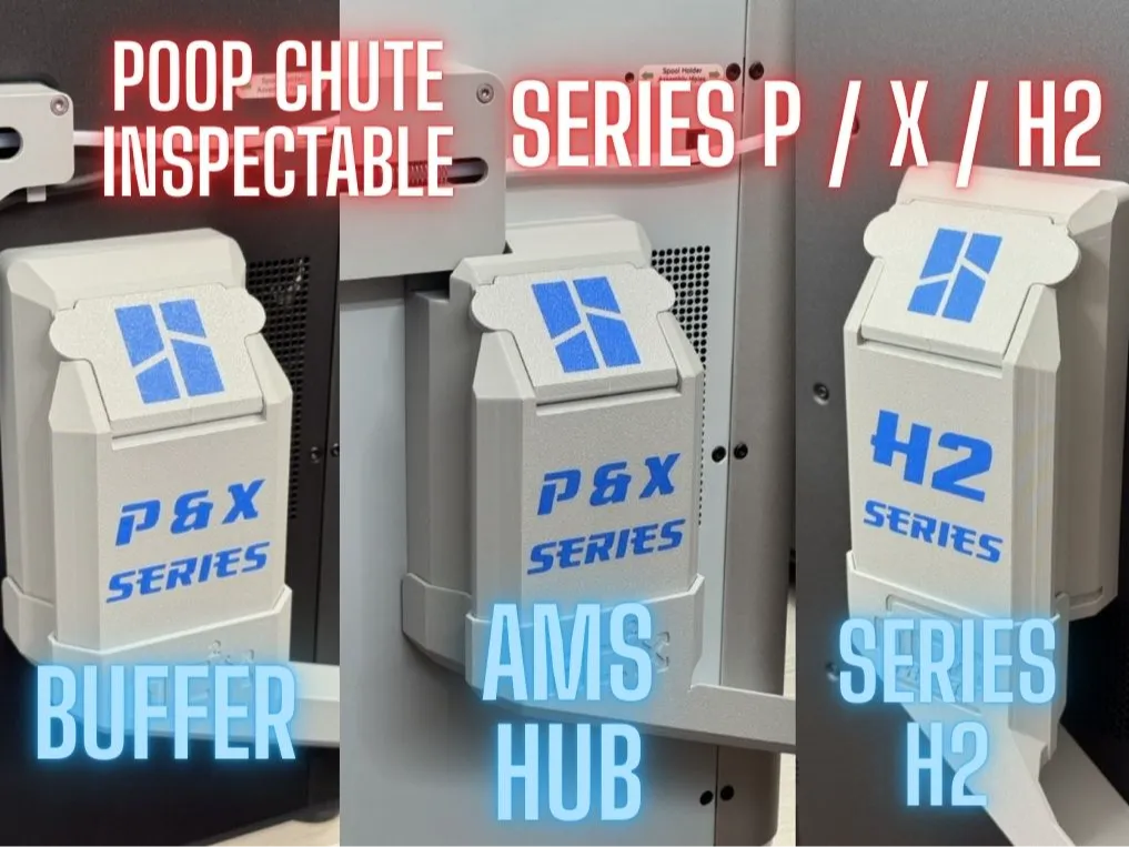 Inspectable Waste Chute – Series P / X / H2 - Free 3D Print Model ...