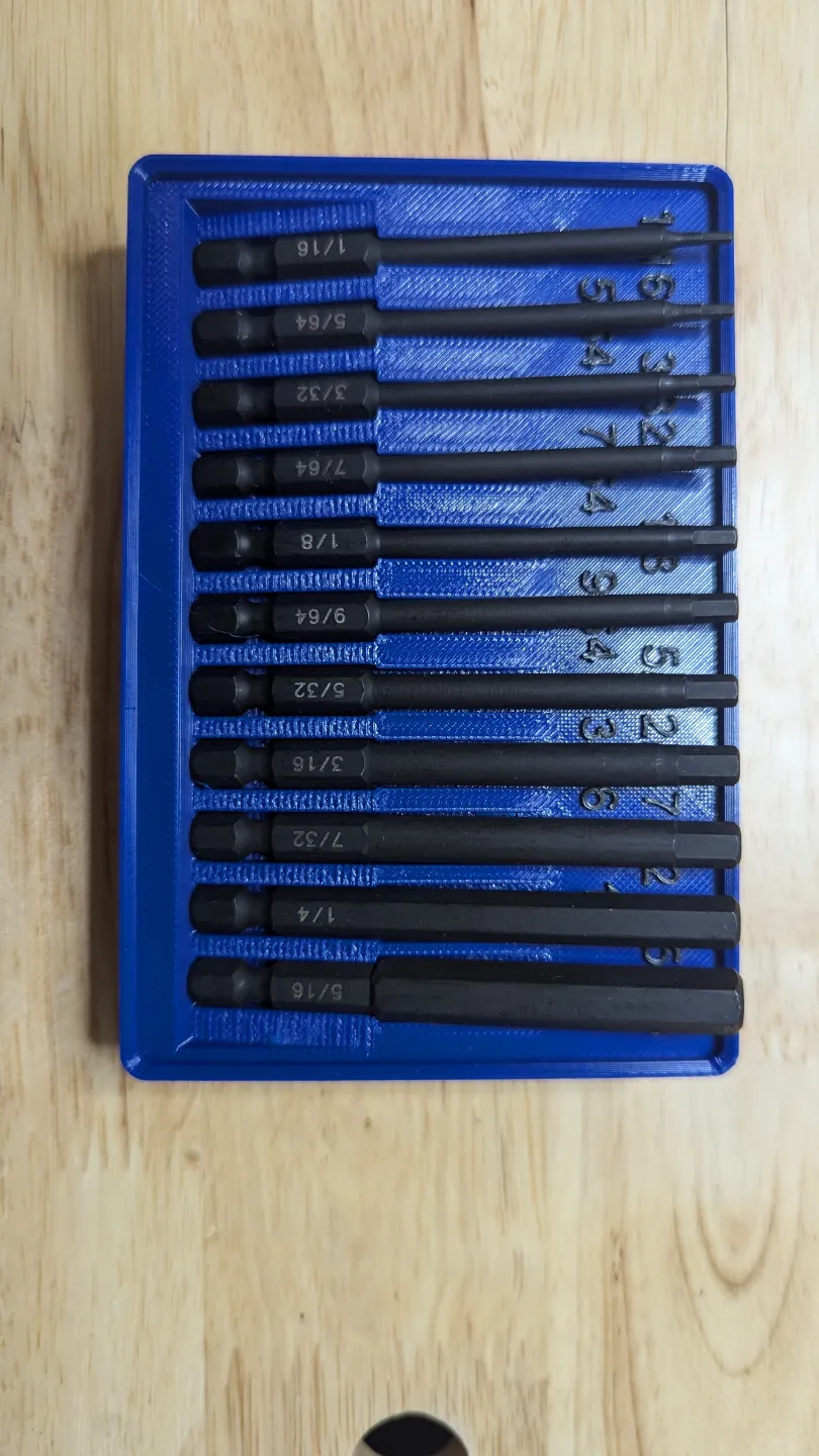 Gridfinity Neiko Hex Bit Holder by muldaddy MakerWorld: Download Free ...