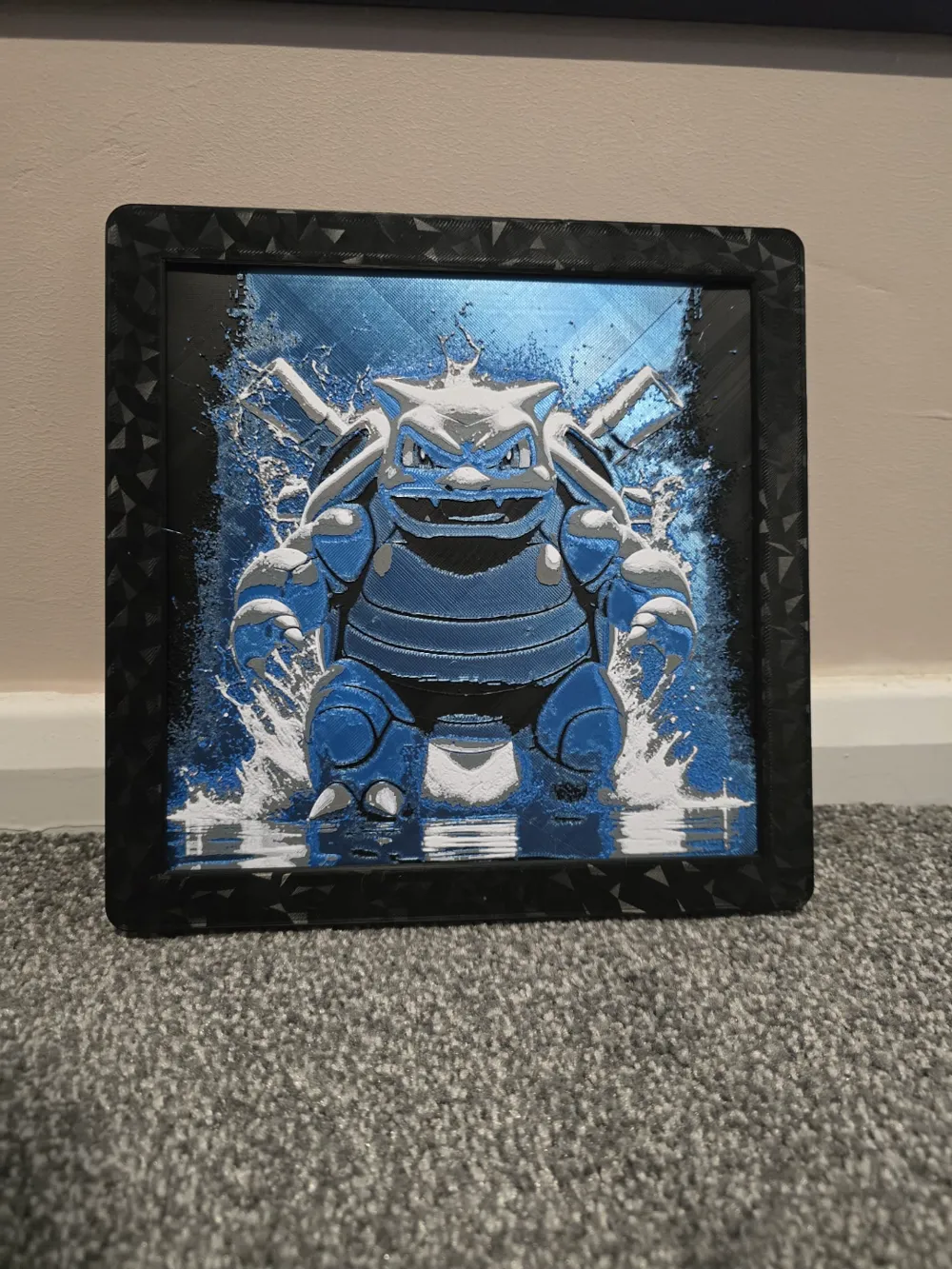 Pokemon Blastoise Hueforge Picture - Free 3D Print Model - MakerWorld