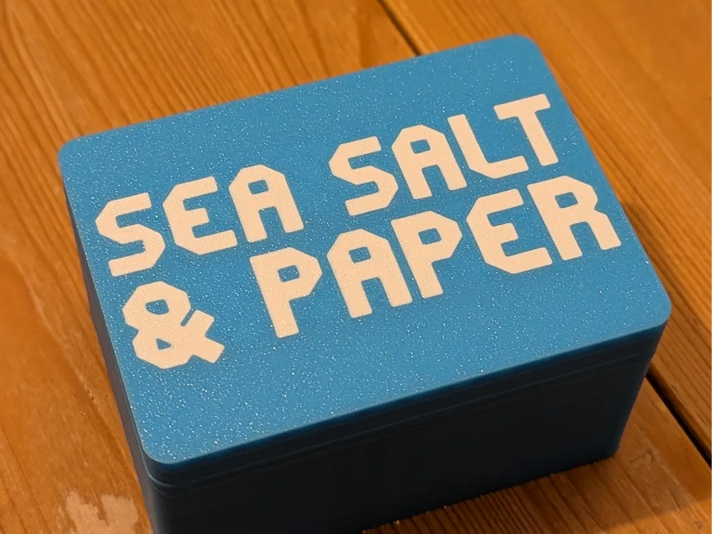 Sea Salt and Paper - Box by suaimondi MakerWorld: Download Free 3D Models