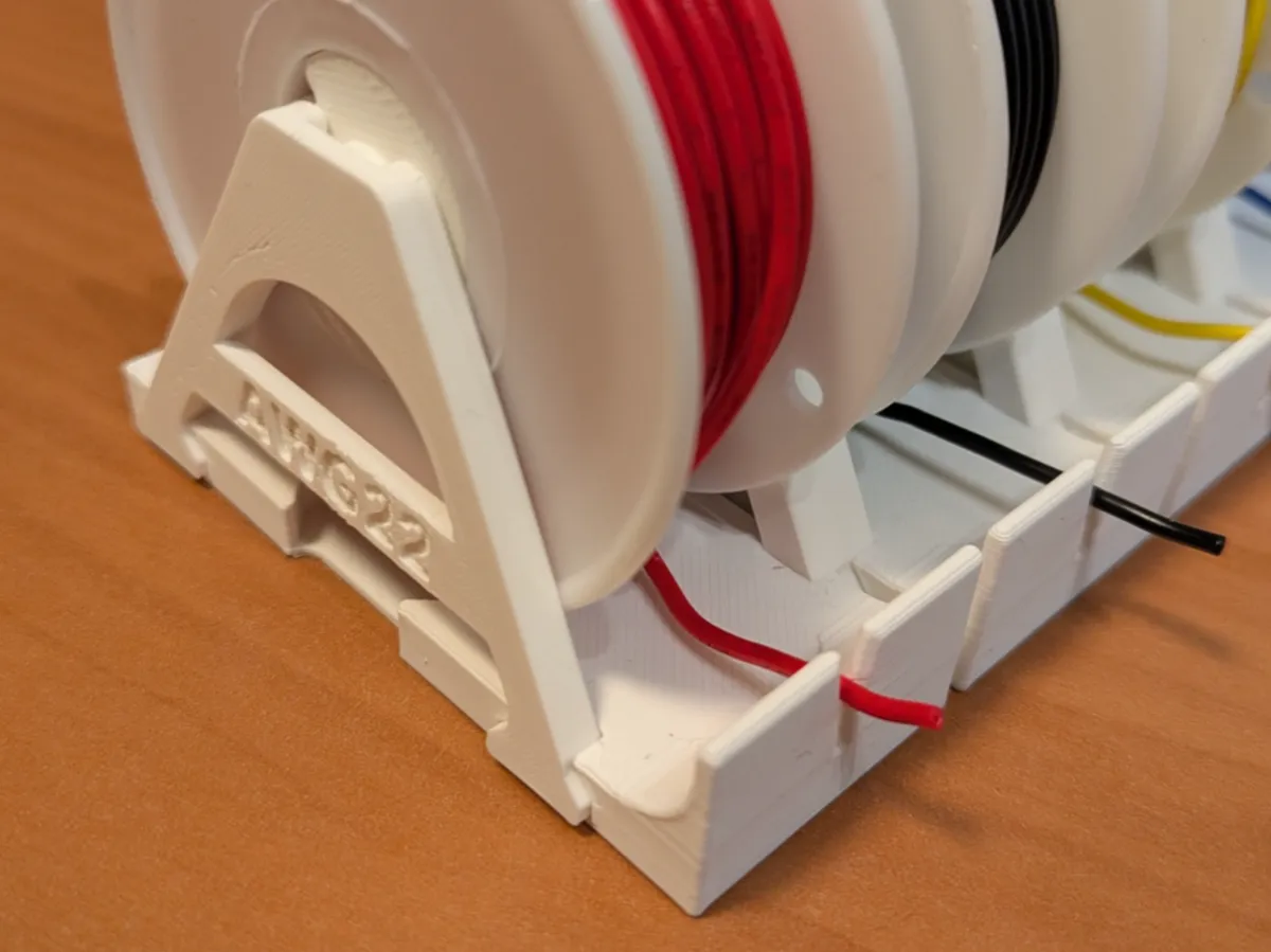 22AWG DIY Electrical Wire Spool holder - Free 3D Print Model - MakerWorld