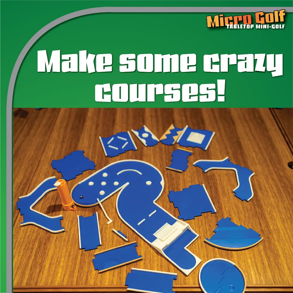 Micro-Golf A tabletop mini-golf system by Atticus Finch MakerWorld ...