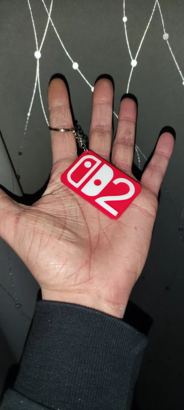 Nintendo Switch 2 Keychain Logo by Lord_Cobbelpot - MakerWorld