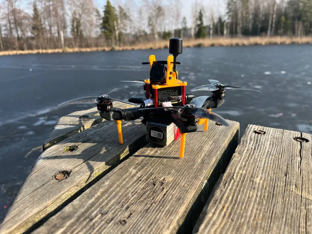 Crab4 - 4-Inch Fully 3D-Printed FPV Drone Frame by user_3316842109 ...