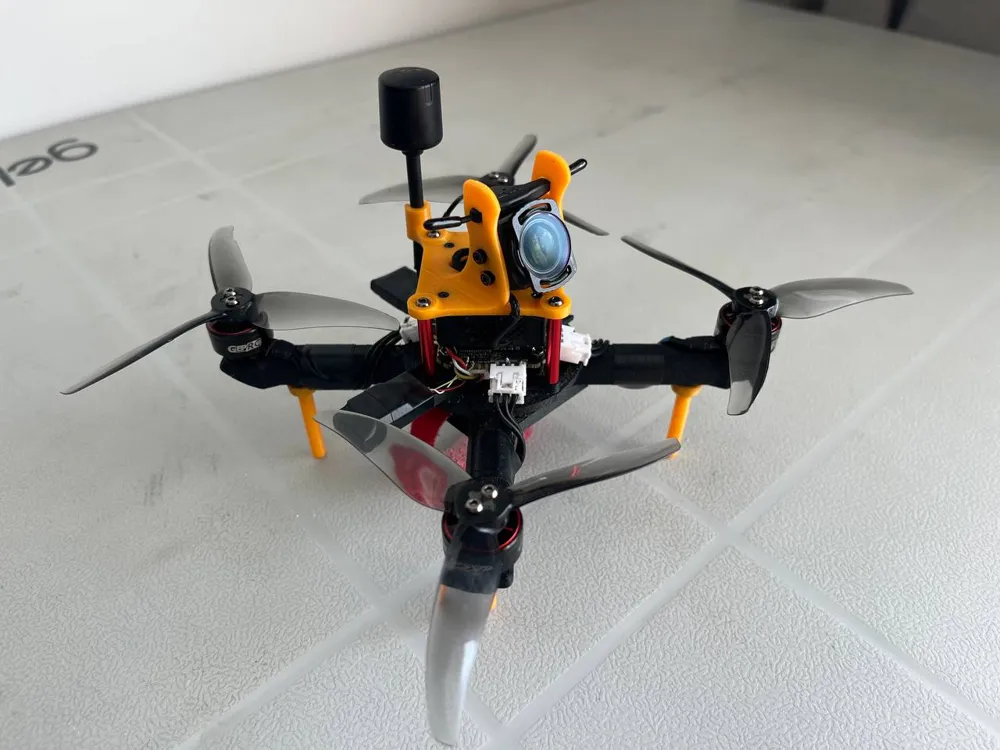 Crab4 - 4-Inch Fully 3D-Printed FPV Drone Frame by user_3316842109 ...