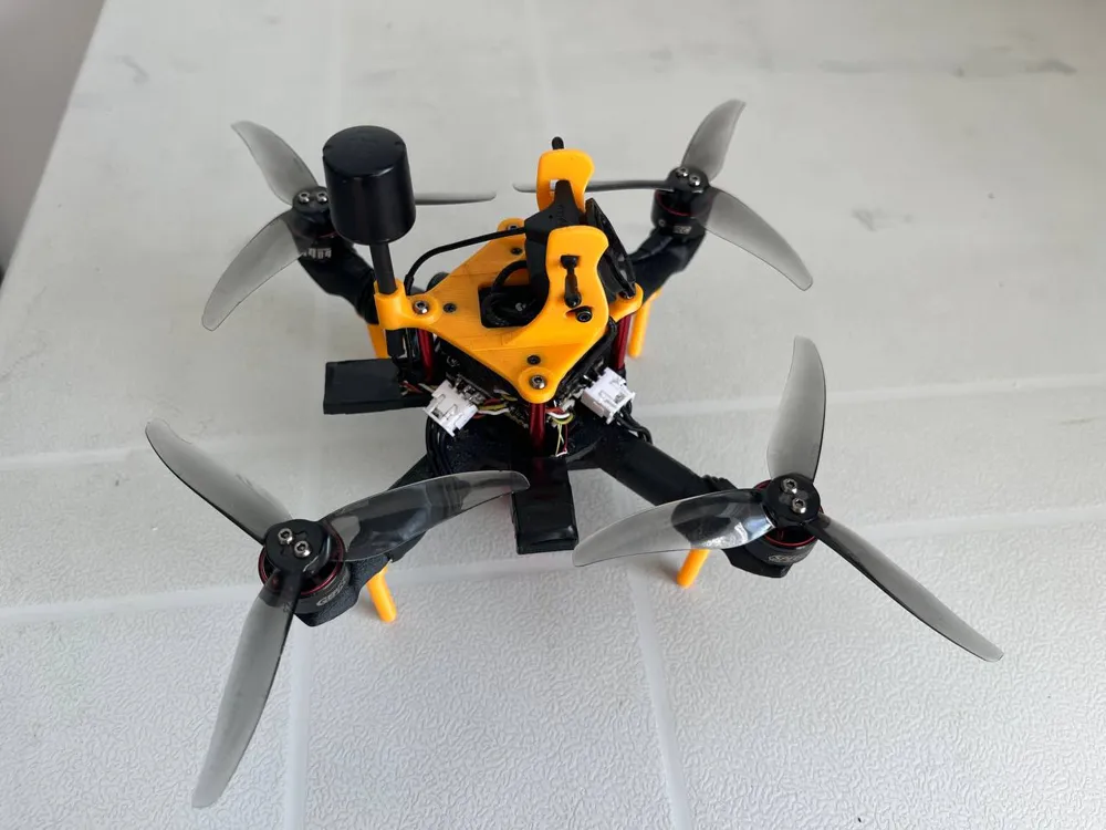 Crab4 - 4-Inch Fully 3D-Printed FPV Drone Frame by user_3316842109 ...