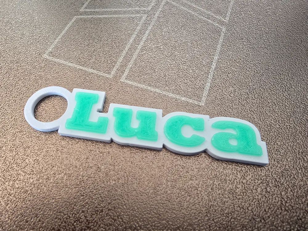 Keychain Luca by Fabrizio Demuro MakerWorld: Download Free 3D Models