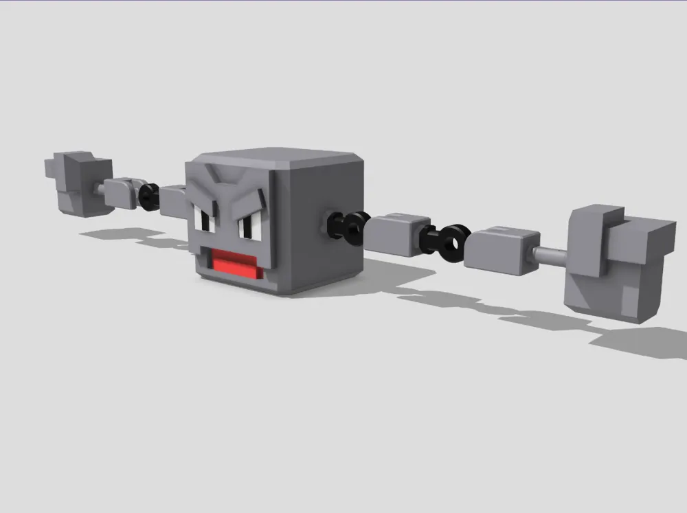 Flexible Geodude Toy (No AMS Required) - Free 3D Print Model - MakerWorld