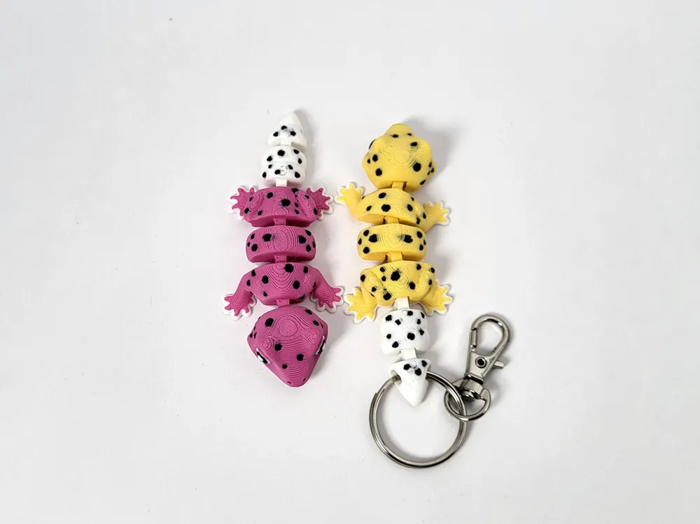 Articulated Leopard Gecko - Strong Joints - Free 3D Print Model ...