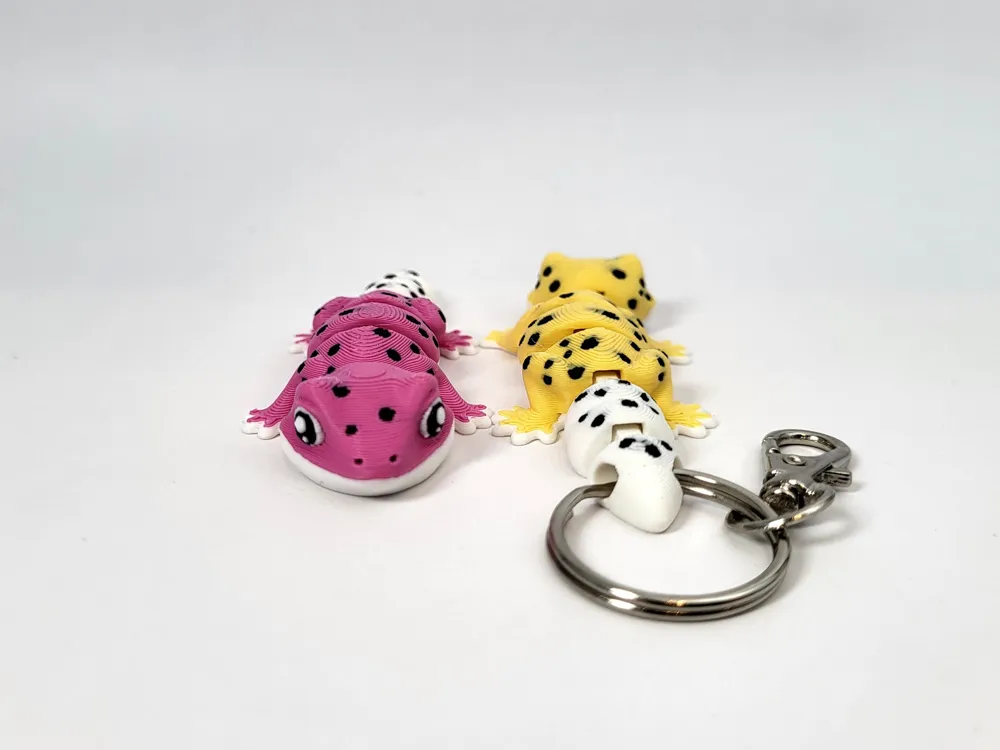 Articulated Leopard Gecko - Strong Joints - Free 3D Print Model ...