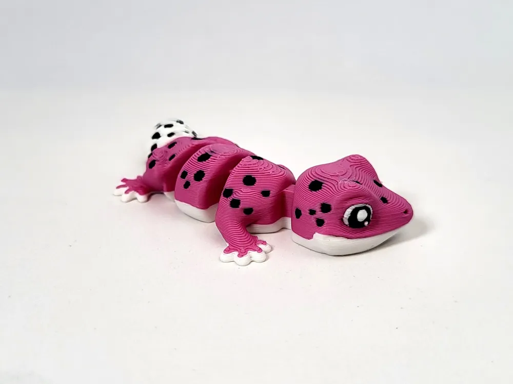 Articulated Leopard Gecko - Strong Joints - Free 3D Print Model ...