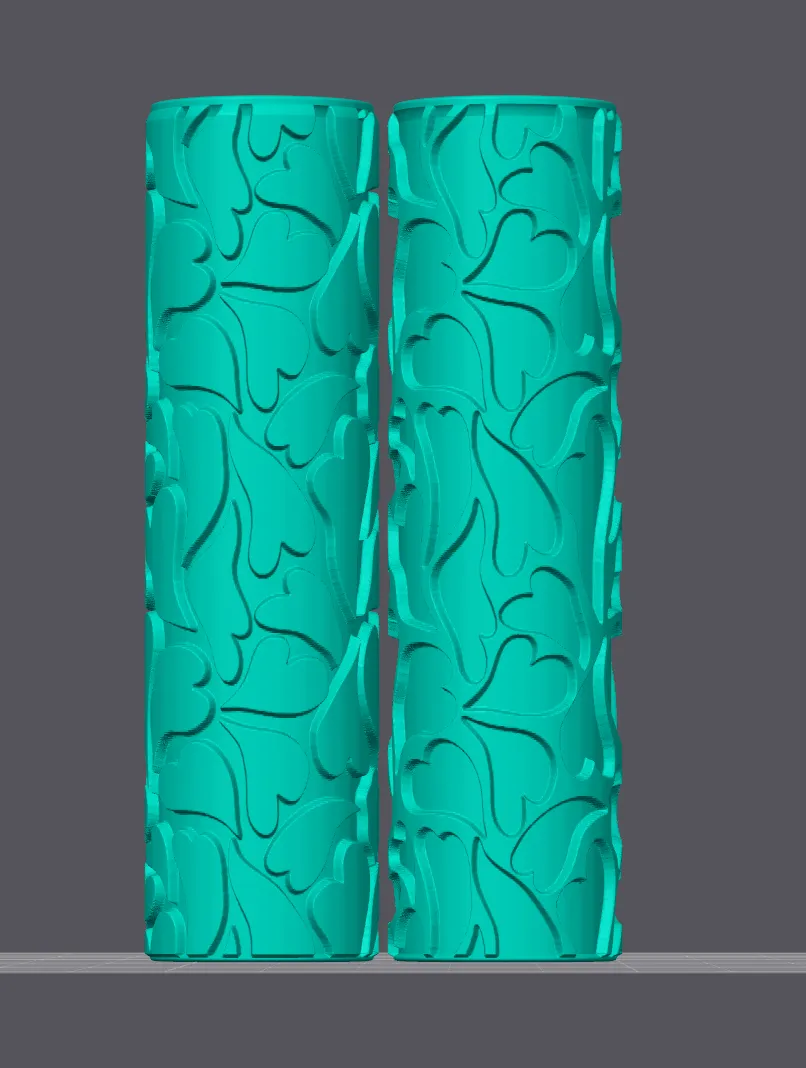 Texture Roller V215 | Valentines Day V - Free 3D Print Model - MakerWorld