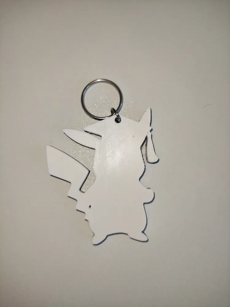 Pikachu Graduation Keychain! - Free 3D Print Model - MakerWorld