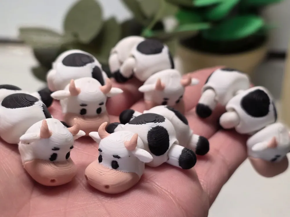Little articulated Cow - Free 3D Print Model - MakerWorld