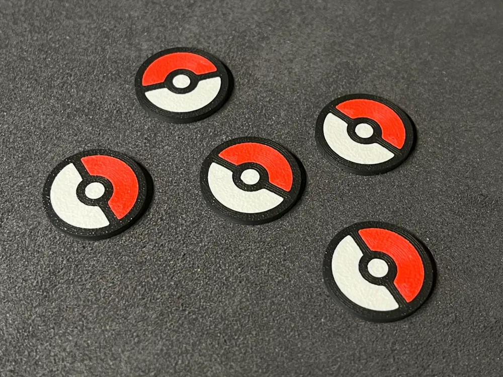 Pokemon Pokeball Coin TCG Token by bluethunder - MakerWorld