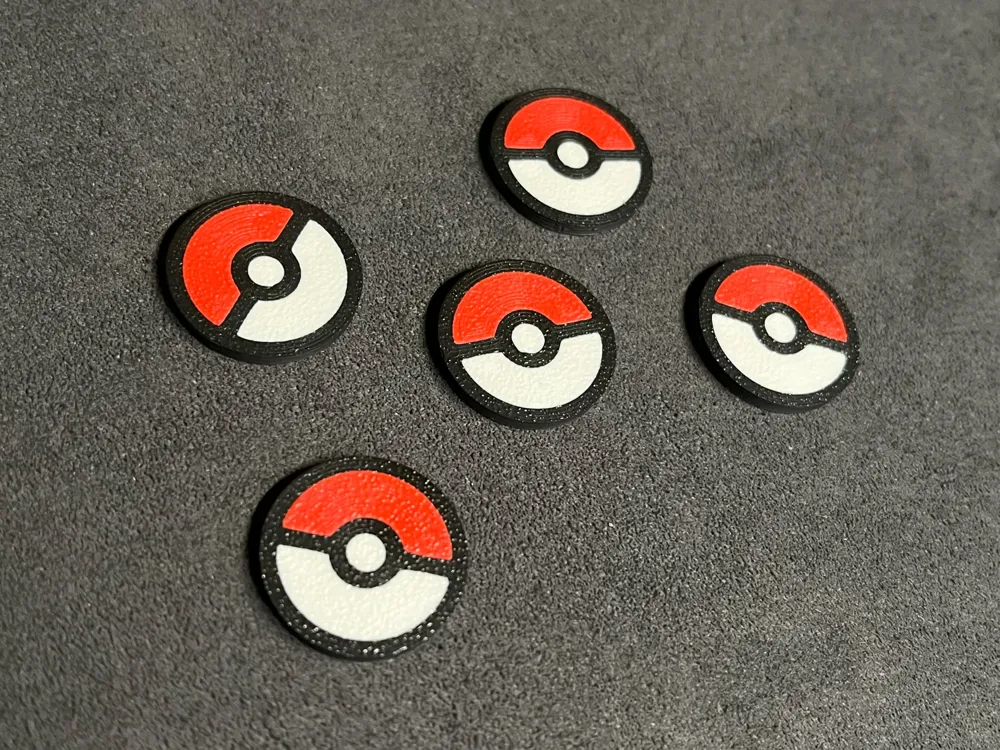Pokemon Pokeball Coin TCG Token by bluethunder - MakerWorld