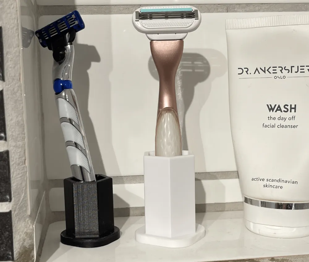 Razor Holder for Bathroom/Shower by BambiLab22 - MakerWorld