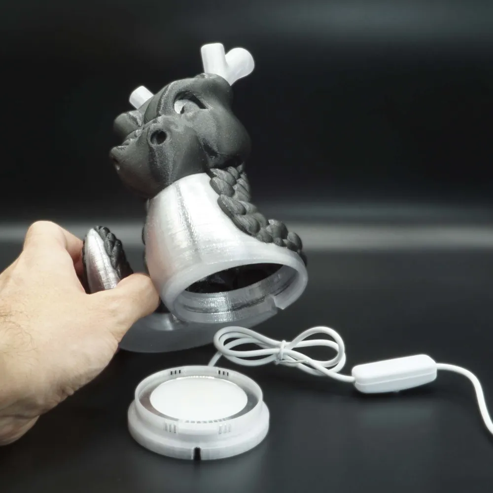 Cali-Dragon Lamp by mcgybeer MakerWorld: Download Free 3D Models